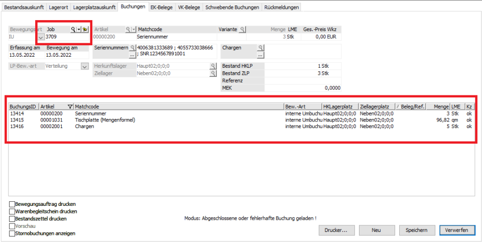 Funktion: Interne umbuchung – HTK Wiki