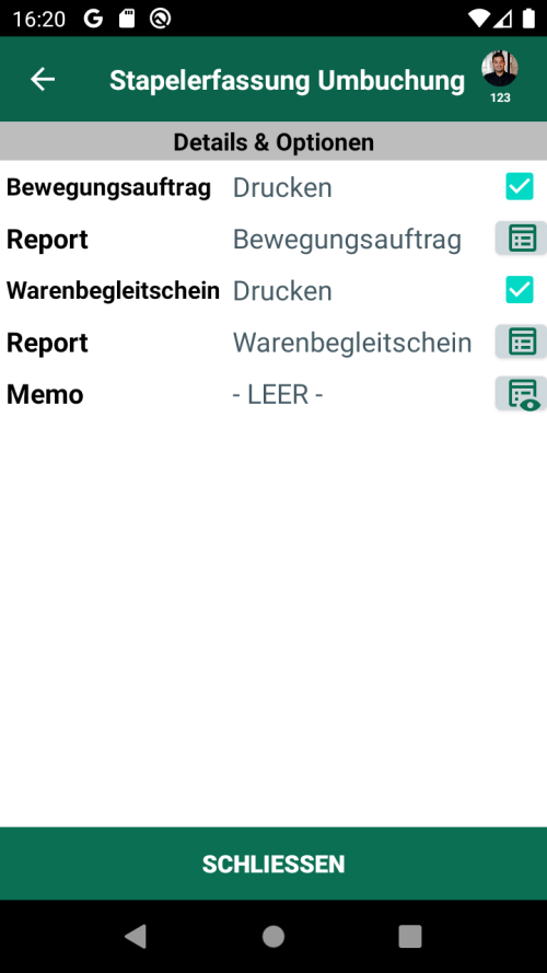Funktion: Interne umbuchung – HTK Wiki